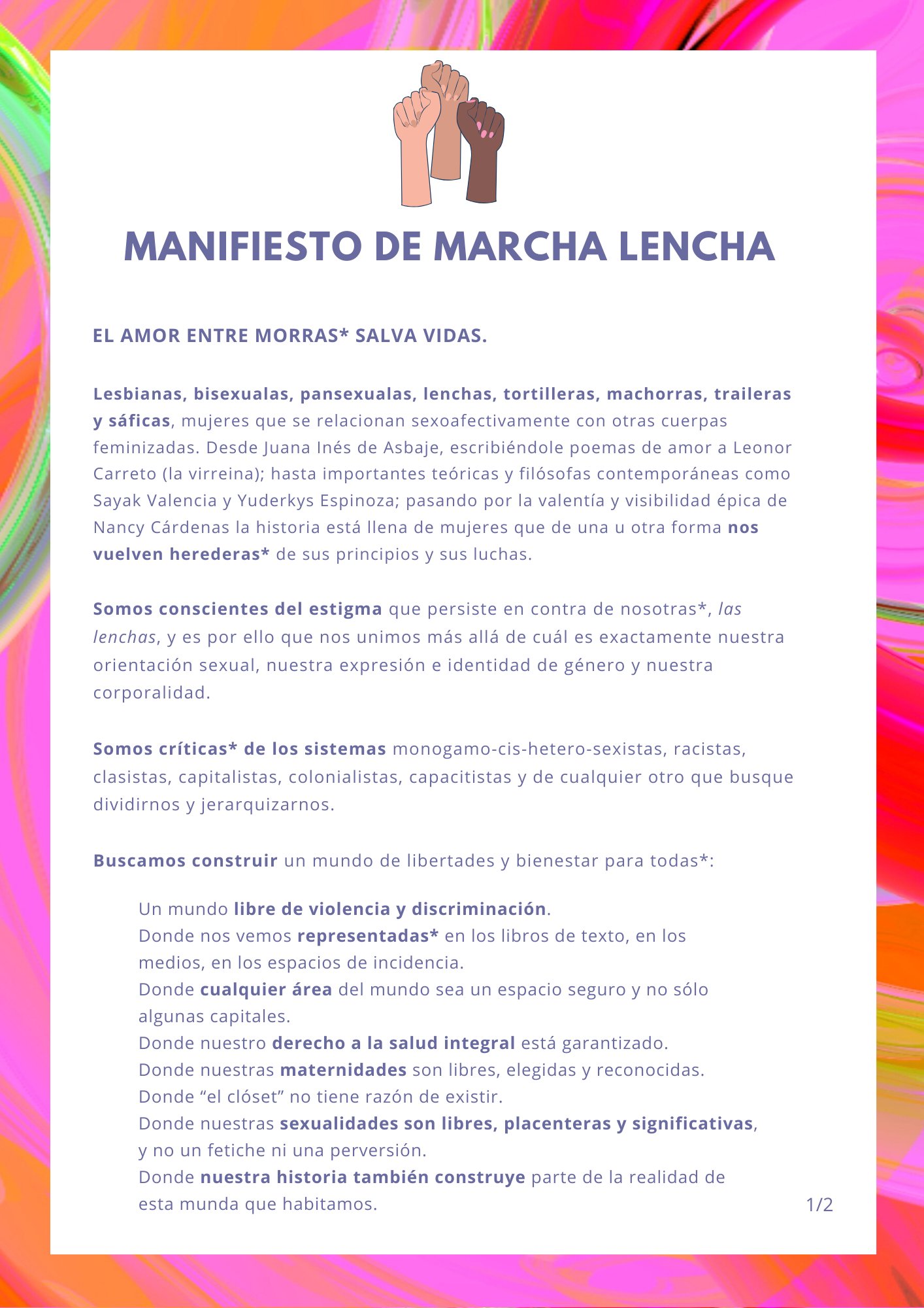 ¿Qué son las lenchitudes? Marcha Lencha te lo explica - Saficosmos