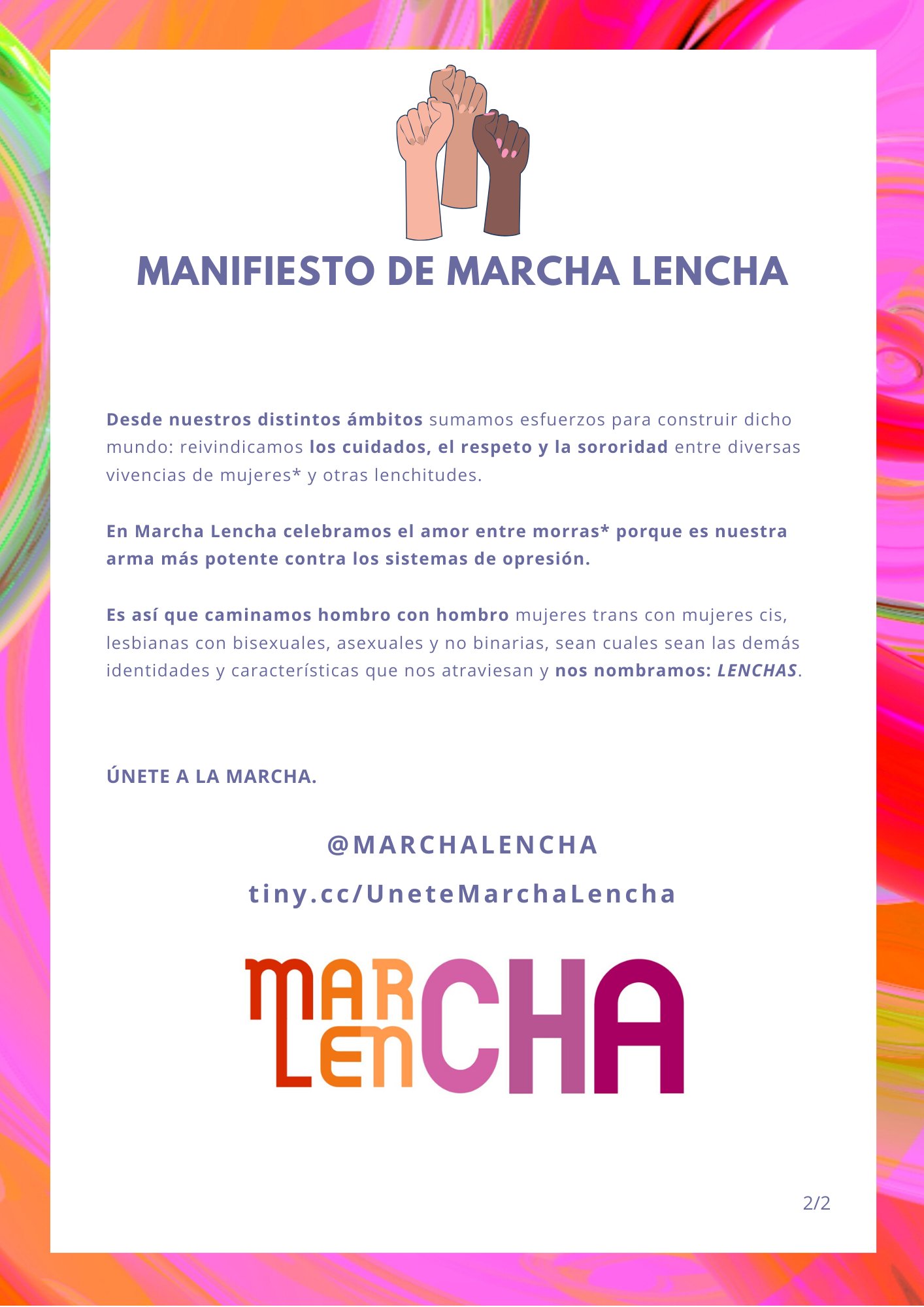 ¿Qué son las lenchitudes? Marcha Lencha te lo explica - Saficosmos